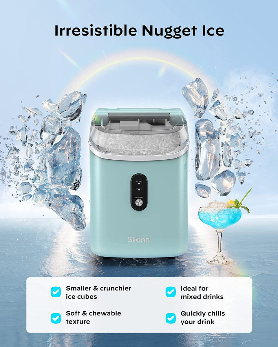 Countertop Nugget Ice Maker (33 Lbs) – Silonn