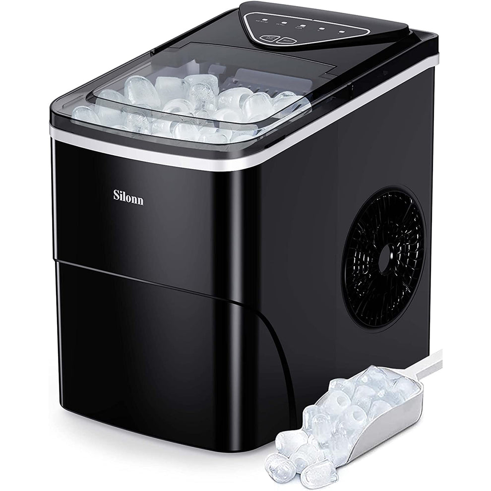 Countertop Bullet Ice Maker (26 lbs) - Black – Silonn